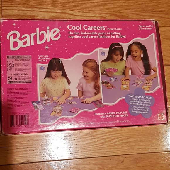 Barbie | Toys | Barbie Cool Careers Picture Game | Poshmark